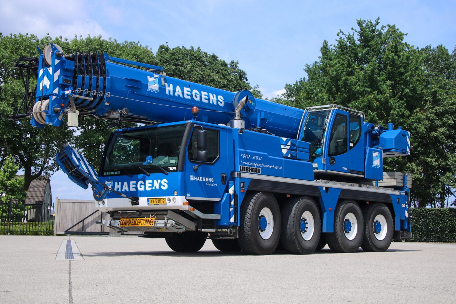 Liebherr LTM 1070-4.2 - Haegens | horizontaal en verticaal transport